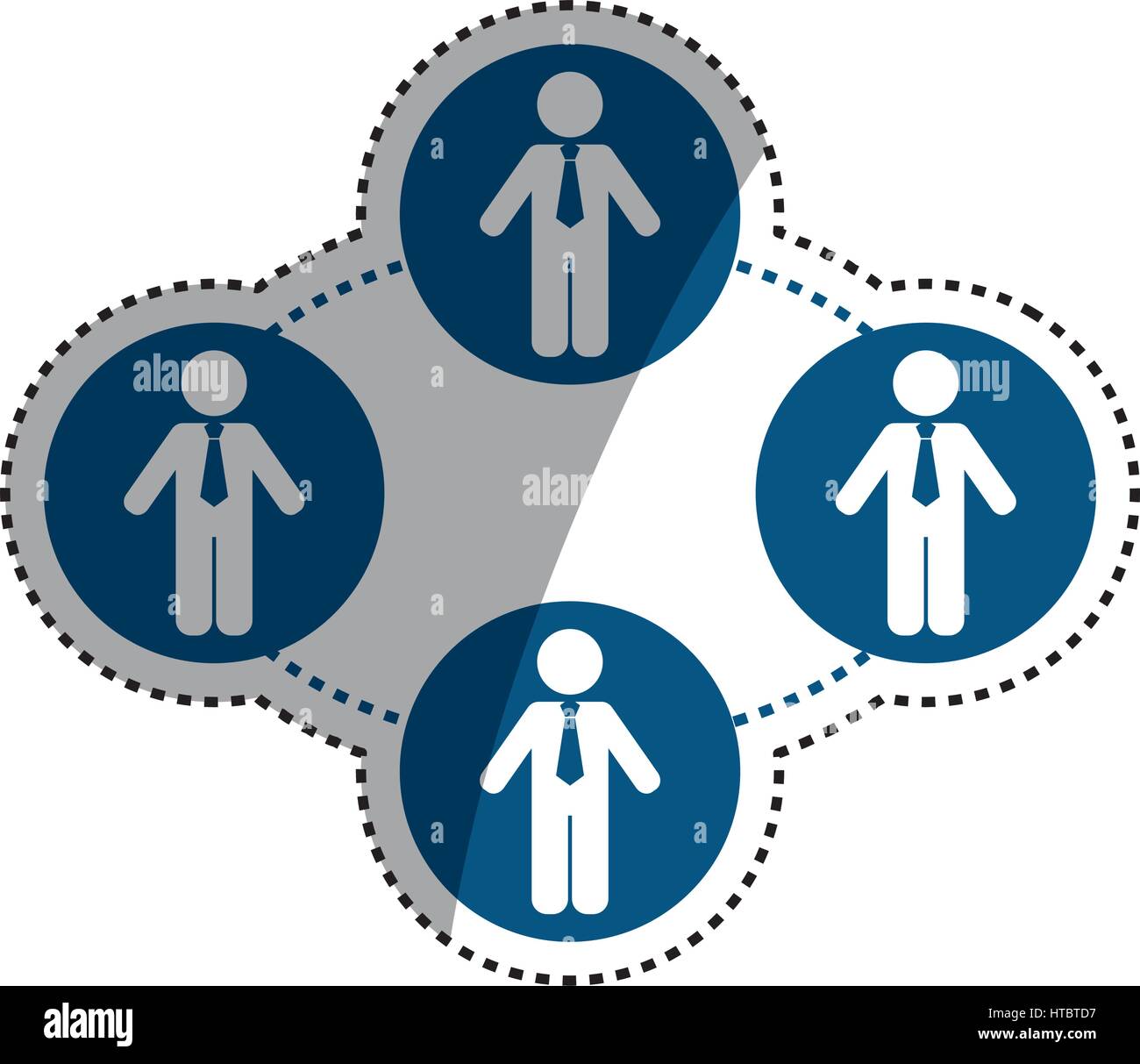 Businessman Executive Pictogram Stockfotos und -bilder Kaufen - Alamy