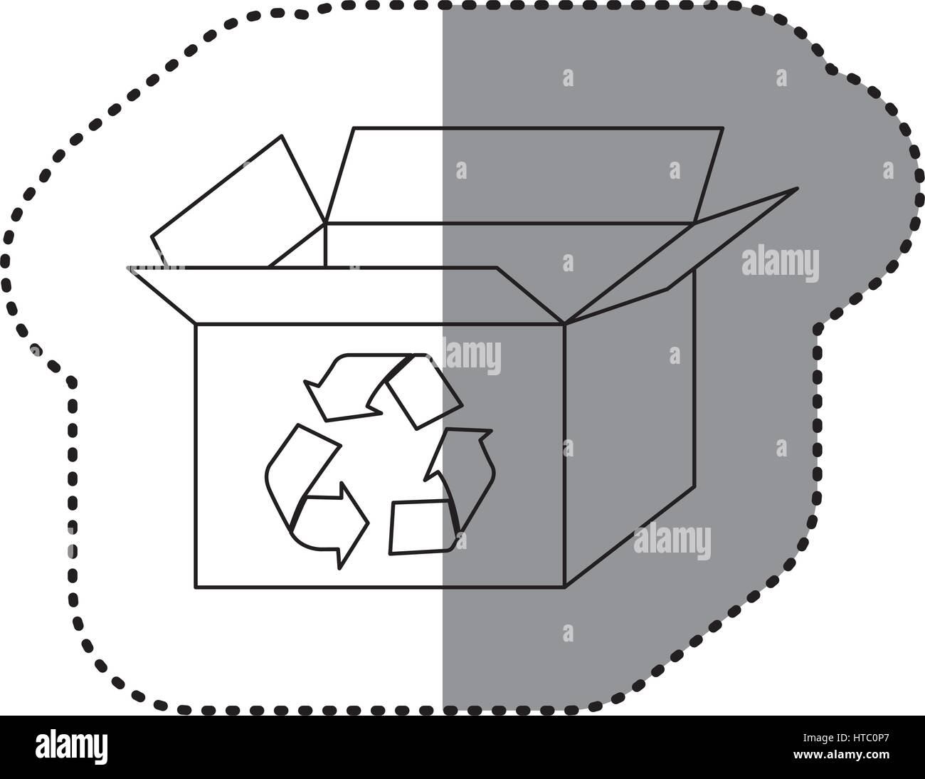 Symbole für das recycling von verpackungen Stock-Vektorgrafiken kaufen ...