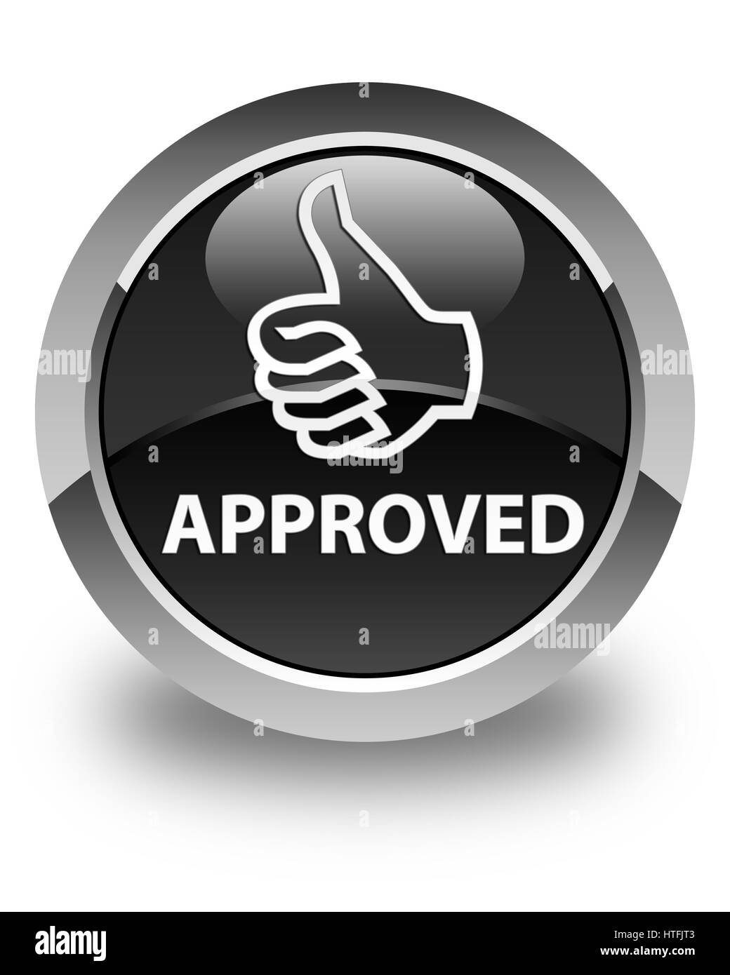 Daumen hoch symbol Schwarzweiß-Stockfotos und -bilder - Alamy