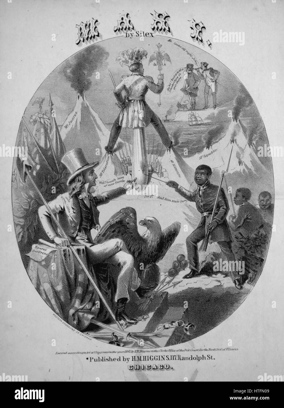 Noten-Cover-Bild des Liedes "Maxy!", mit ursprünglichen Autorschaft ...