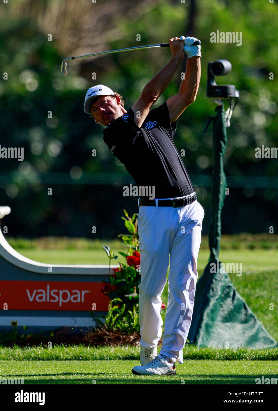 Innisbrook Resort. 11. März 2017. Florida, USA-Alex Cejka am 17. Loch ...