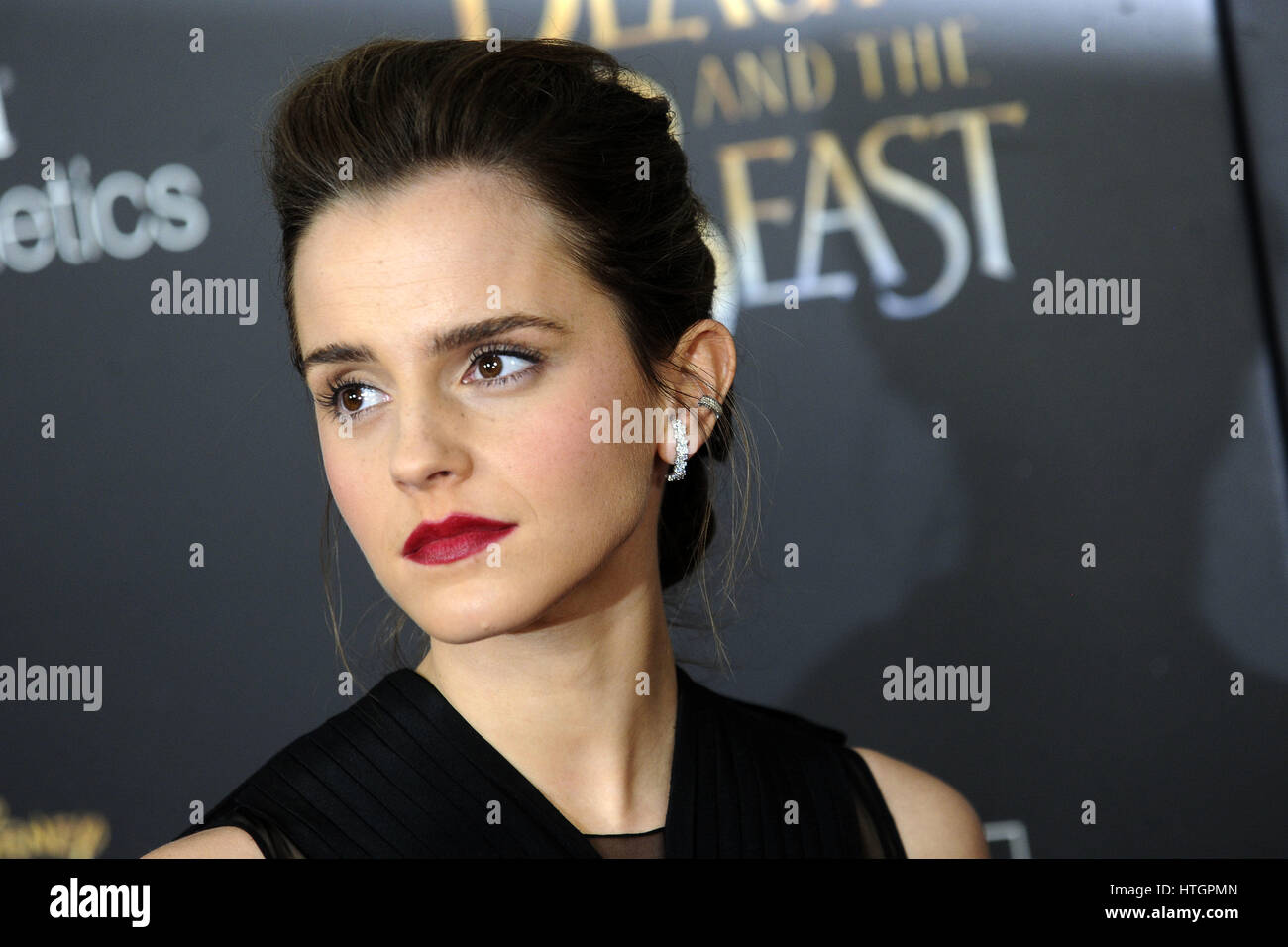 New York City. 13. März 2017. Emma Watson besucht die "Beauty and the ...