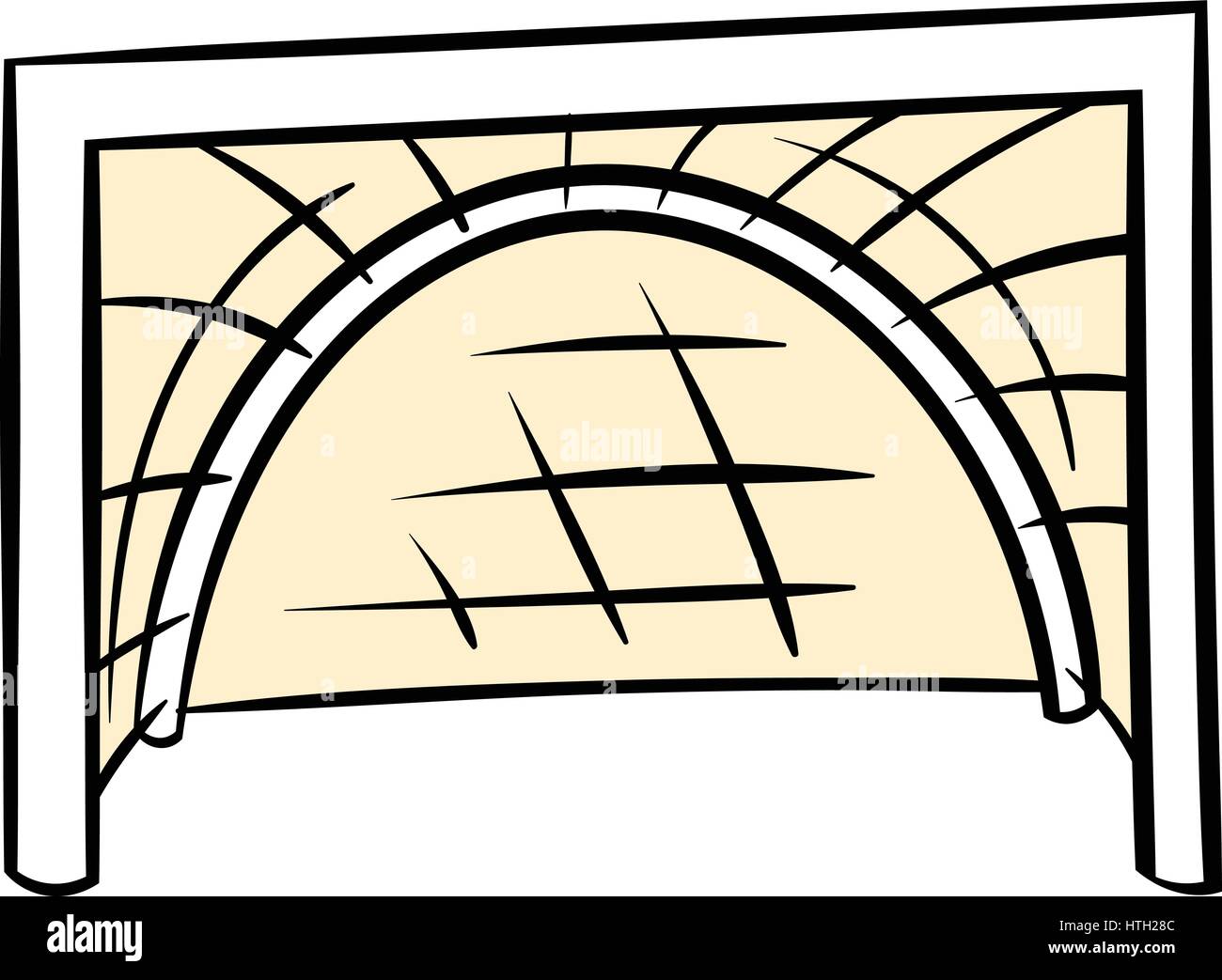 Eishockey Tore Symbol, Symbol-cartoon Stock-Vektorgrafik - Alamy