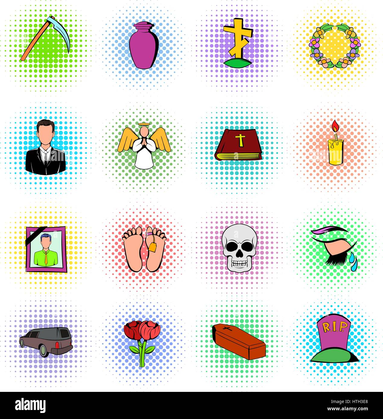 Death icon -Fotos und -Bildmaterial in hoher Auflösung – Alamy