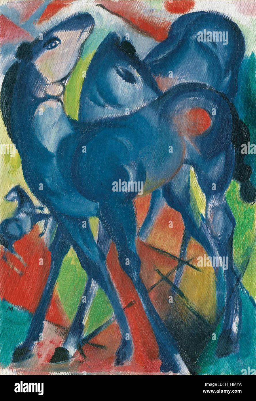 Blaue pferde marc -Fotos und -Bildmaterial in hoher Auflösung – Alamy