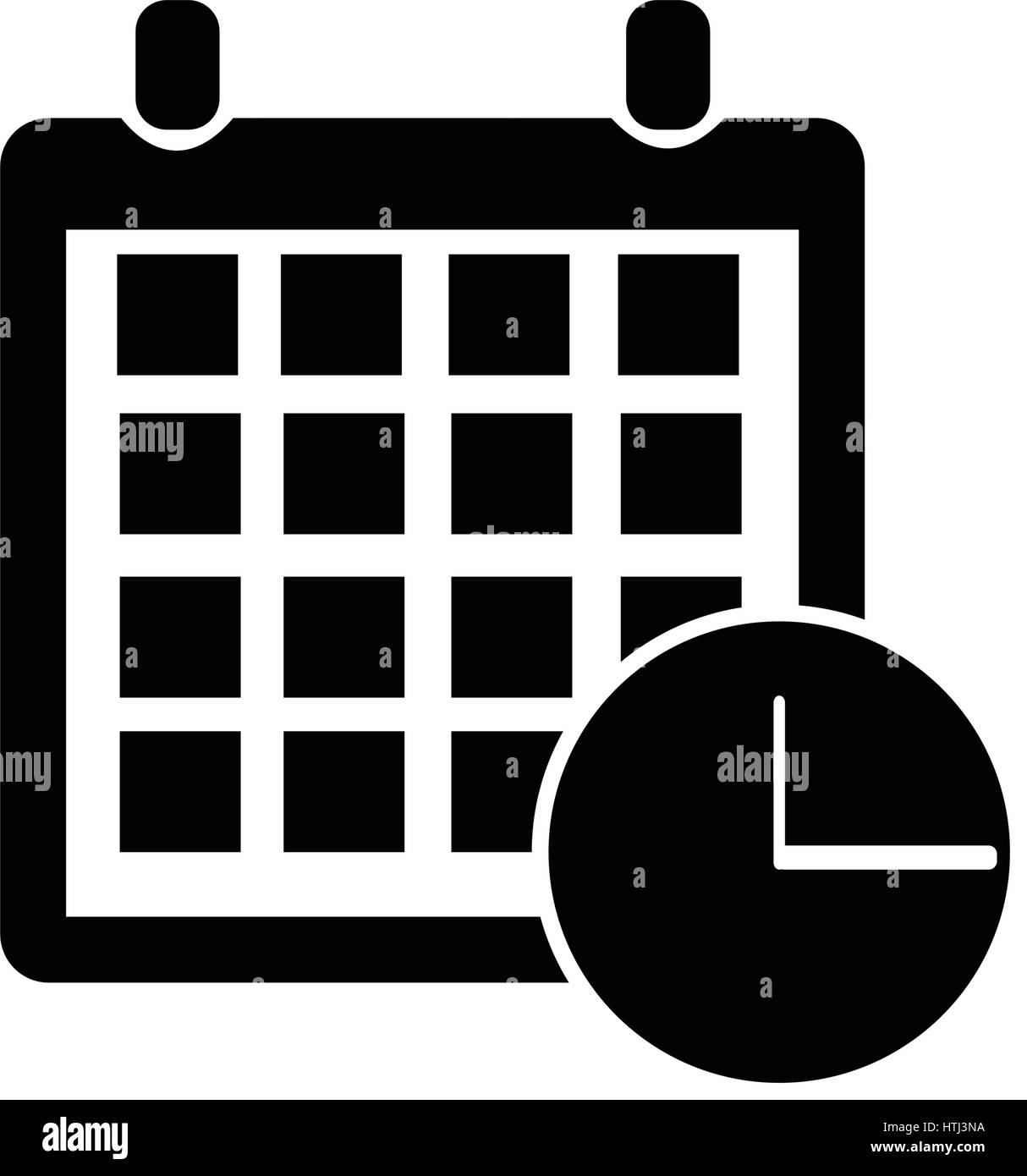 Kalender-Symbol-Darstellung Stock-Vektorgrafik - Alamy