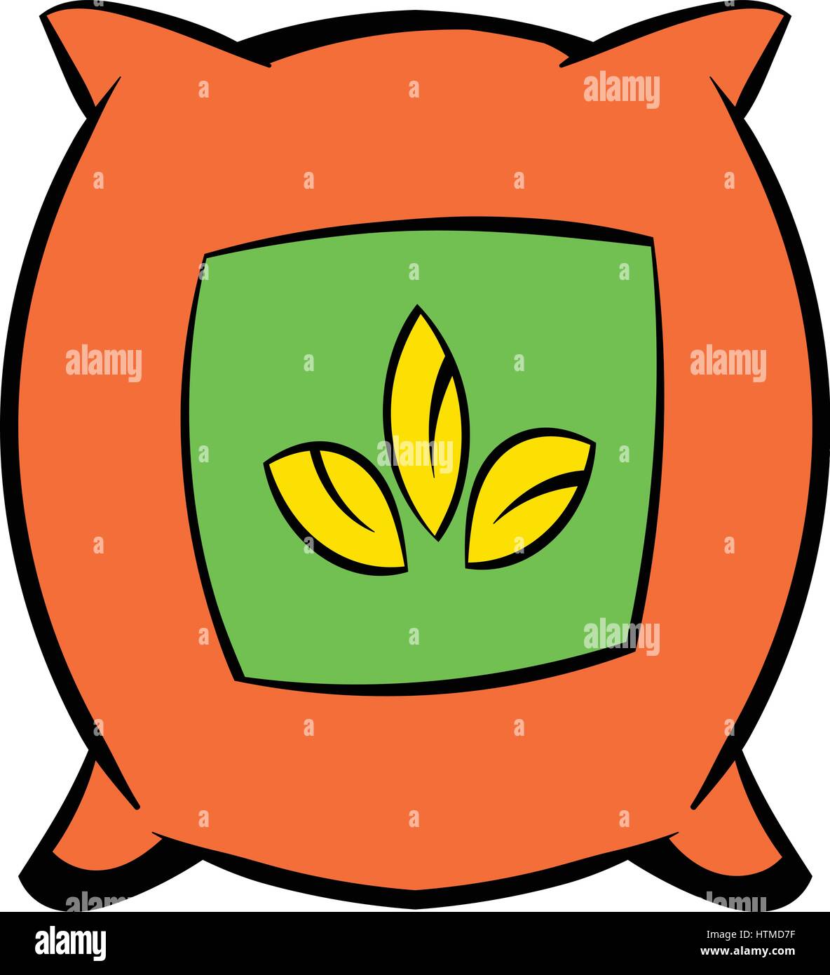 Samen Tasche Symbol cartoon Stock-Vektorgrafik - Alamy