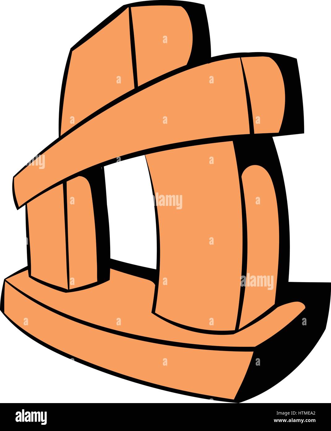 Inukshuk, Kanada Symbol cartoon Stock-Vektorgrafik - Alamy