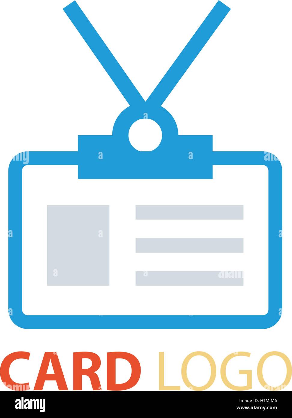 Karte-Logo Vektor blaue Farbe Stock-Vektorgrafik - Alamy