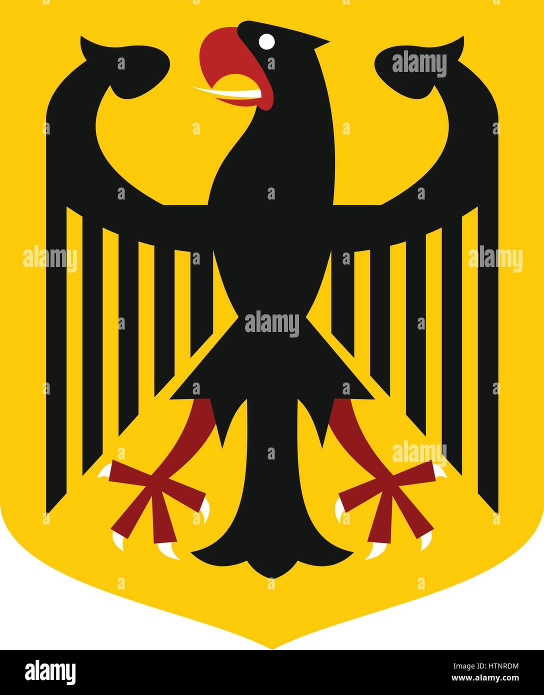 Wappen von Deutschland Symbol, flachen Stil Stock-Vektorgrafik - Alamy Wappen von Deutschland Symbol, flachen Stil Stock-Vektorgrafik - Alamy