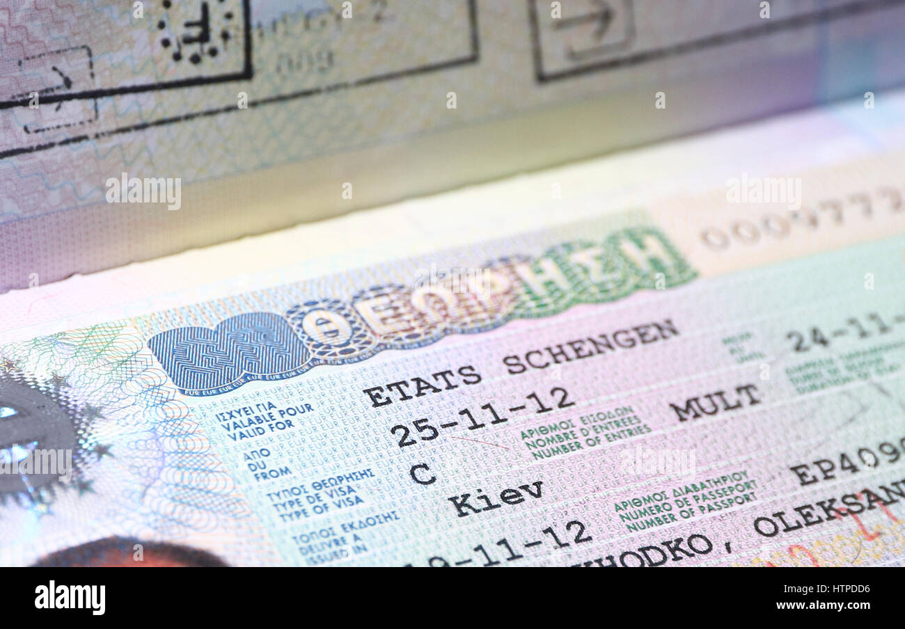 Schengen visum -Fotos und -Bildmaterial in hoher Auflösung – Alamy