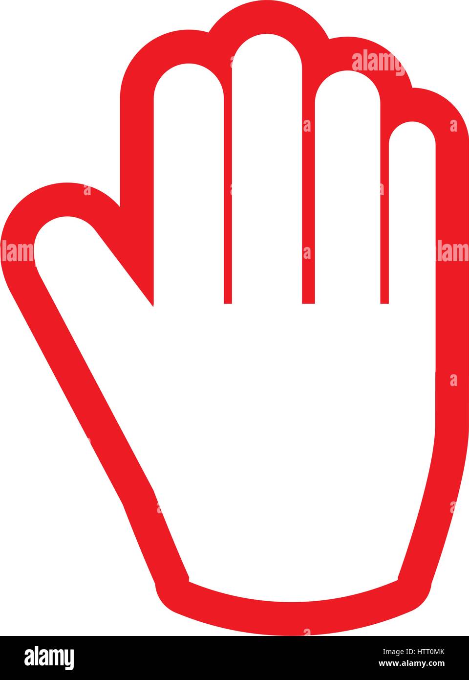 Red Stop Sign Hand Stockfotos und -bilder Kaufen - Alamy