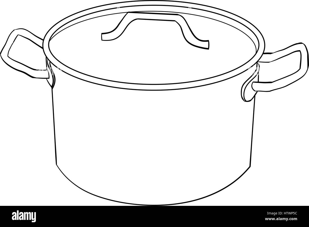 Cartoon topf Stock-Vektorgrafiken kaufen - Alamy