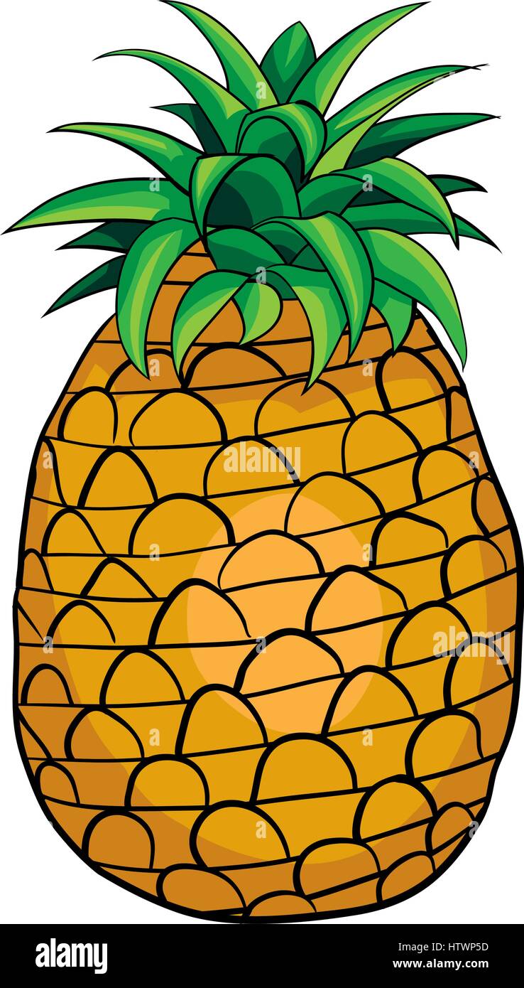 Ananas cartoon -Fotos und -Bildmaterial in hoher Auflösung – Alamy