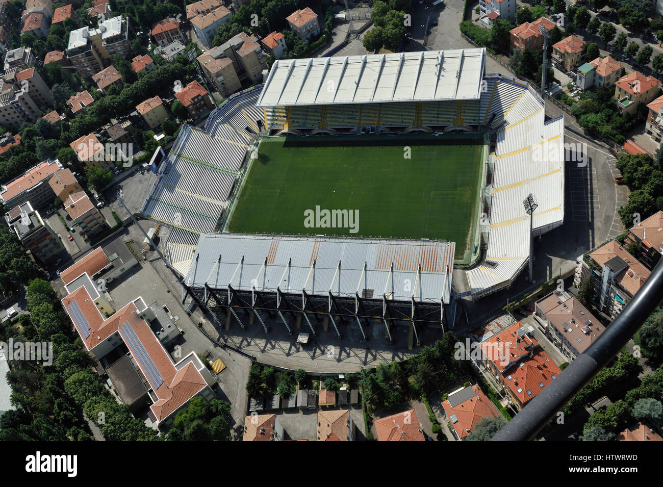 Luftbild Tardini Stadion Parma, Italien Stockfotografie - Alamy