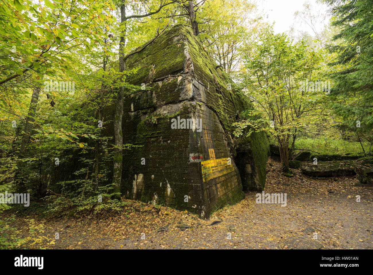 Wolfsschanze, Hitlers Bunker in Polen. Ersten Ostfront militärisches ...