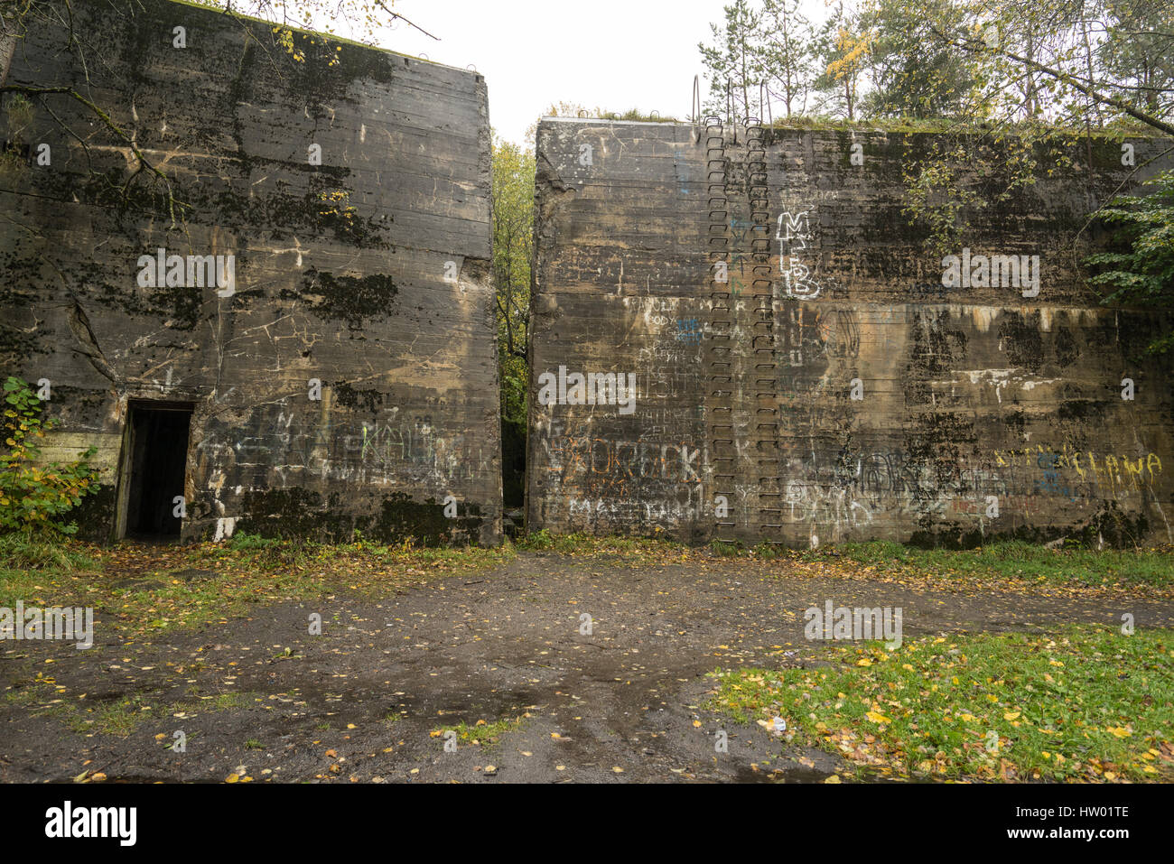 Wolfsschanze, Hitlers Bunker in Polen. Ersten Ostfront militärisches ...