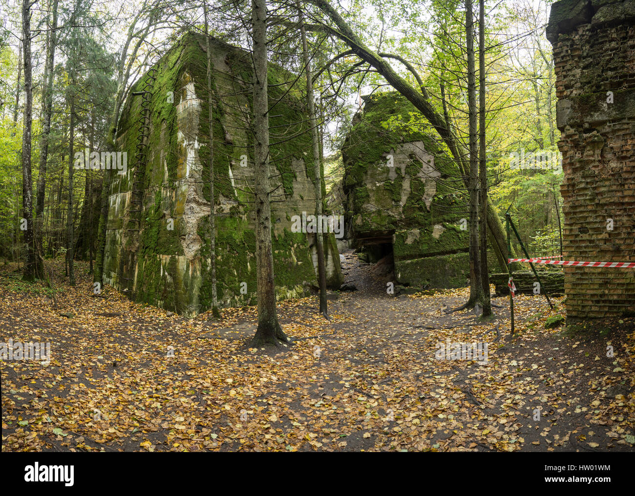 Wolfsschanze, Hitlers Bunker in Polen. Ersten Ostfront militärisches ...