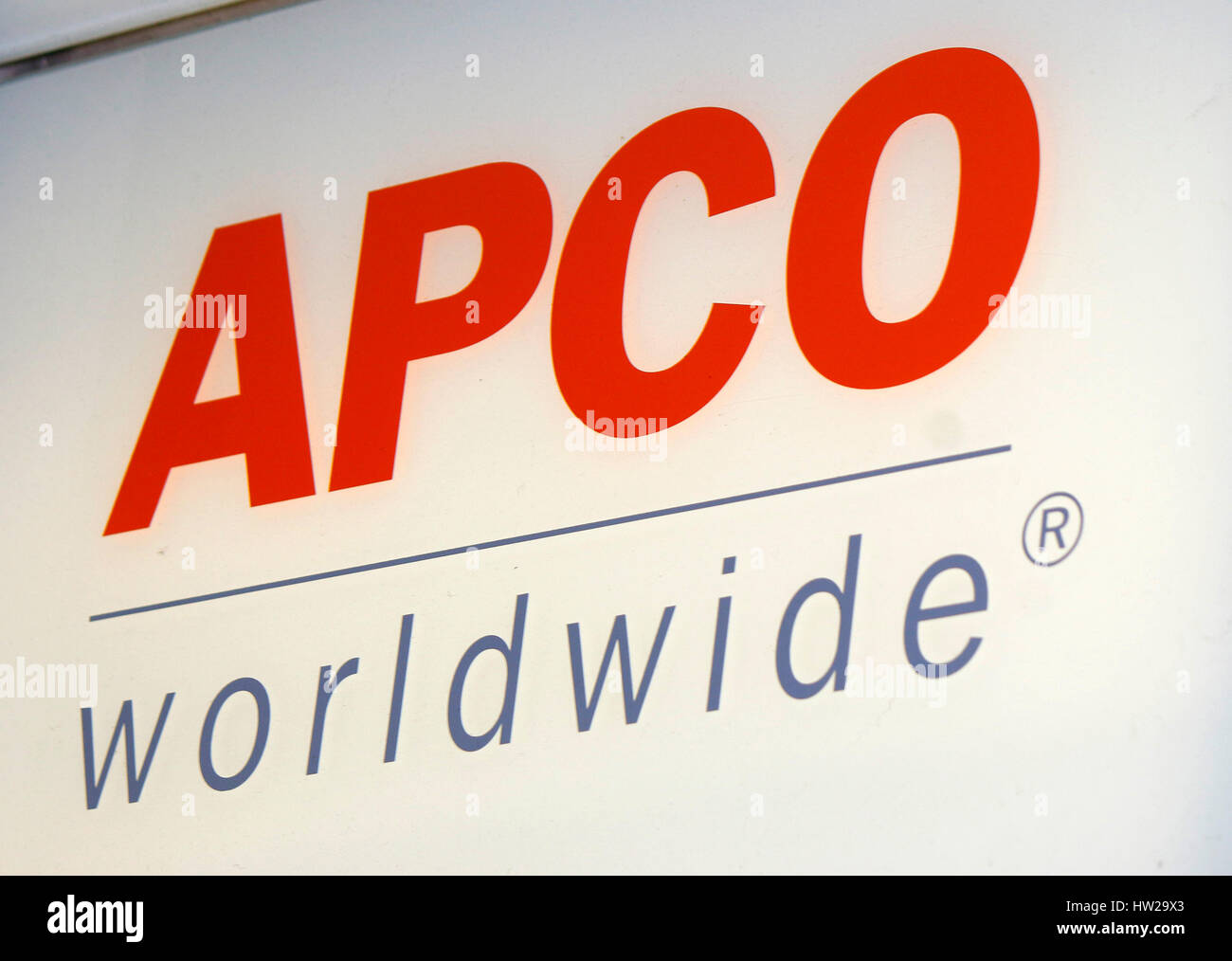 Das Logo der Marke / das Logo der Marke "Apco Worldwide", Berlin ...