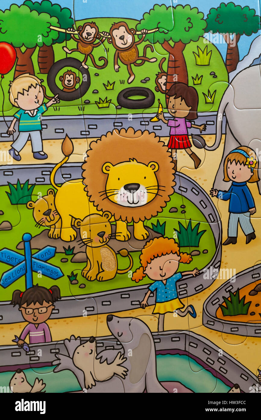 Zoo puzzle -Fotos und -Bildmaterial in hoher Auflösung – Alamy