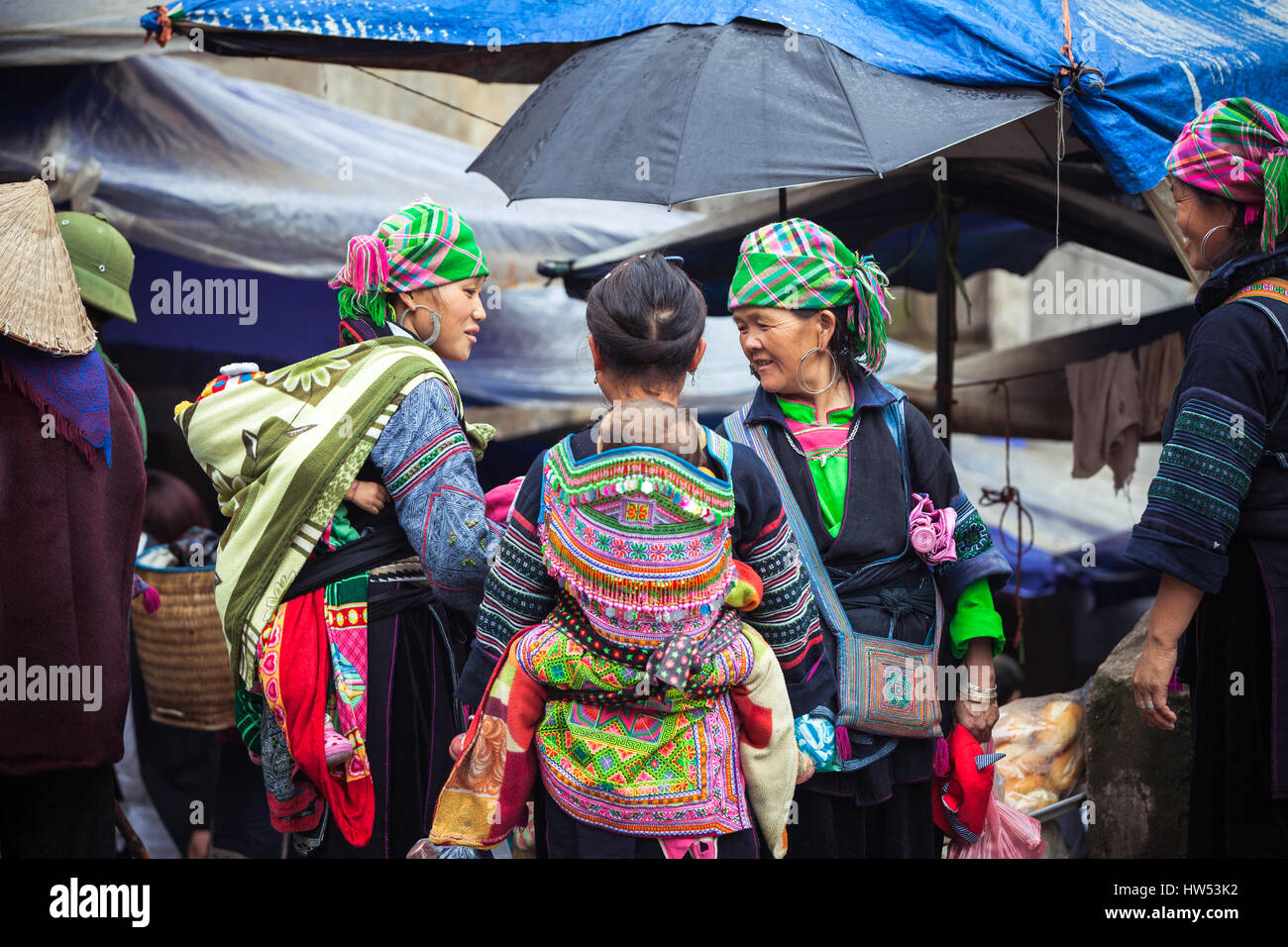 Hmong markt vietnam -Fotos und -Bildmaterial in hoher Auflösung – Alamy