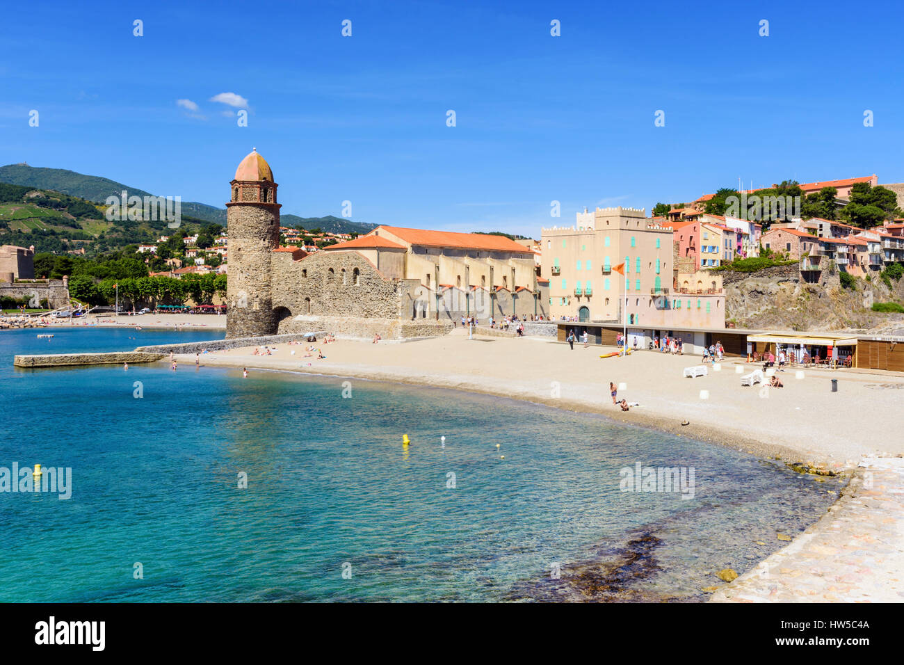 Collioure Strand Stockfotos und -bilder Kaufen - Alamy