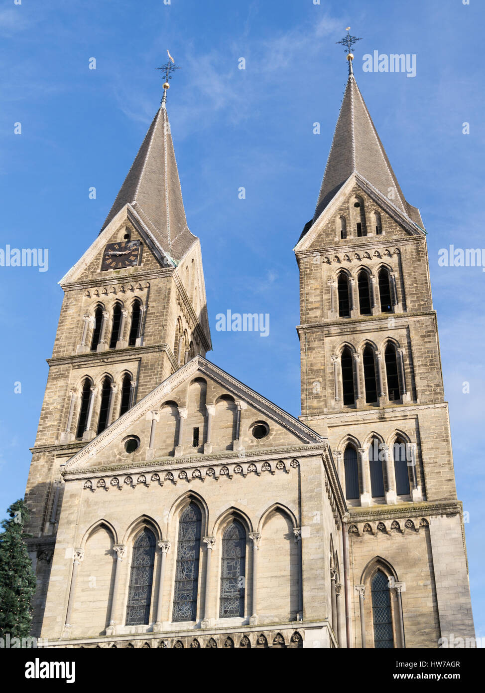 Munsterkerk oder Minster Kirche in der Stadt Roermond in Limburg ...