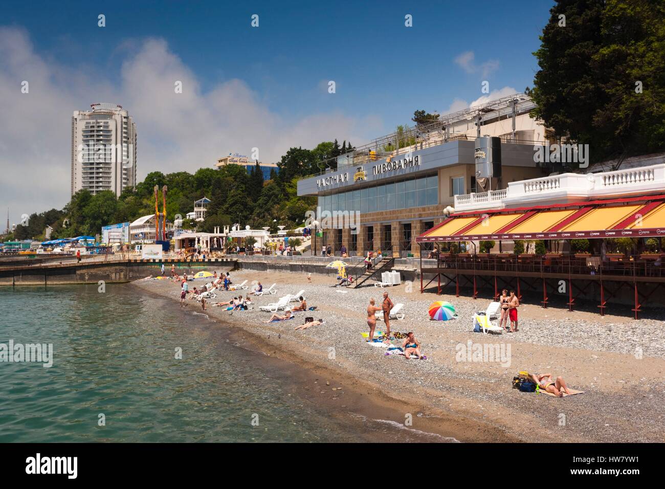 Sochi Beach Stockfotos & Sochi Beach Bilder - Alamy