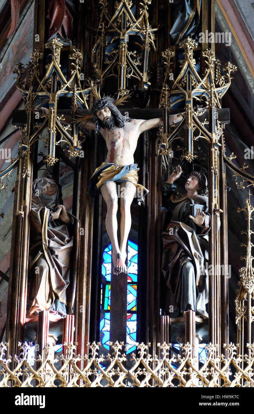 Crucifixion jesus mary john austria -Fotos und -Bildmaterial in hoher Auflösung – Alamy