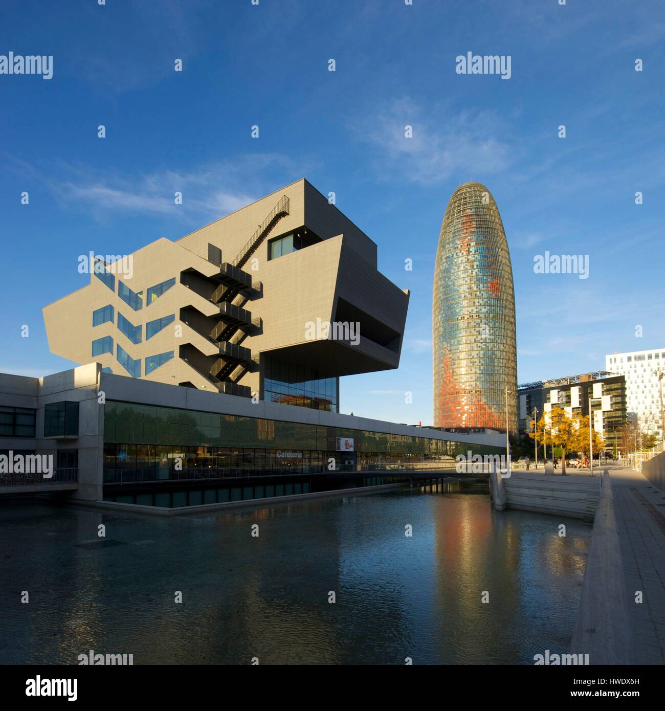 Spanien, Katalonien, Barcelona, Designmuseum oder Museu del Disseny mit ...