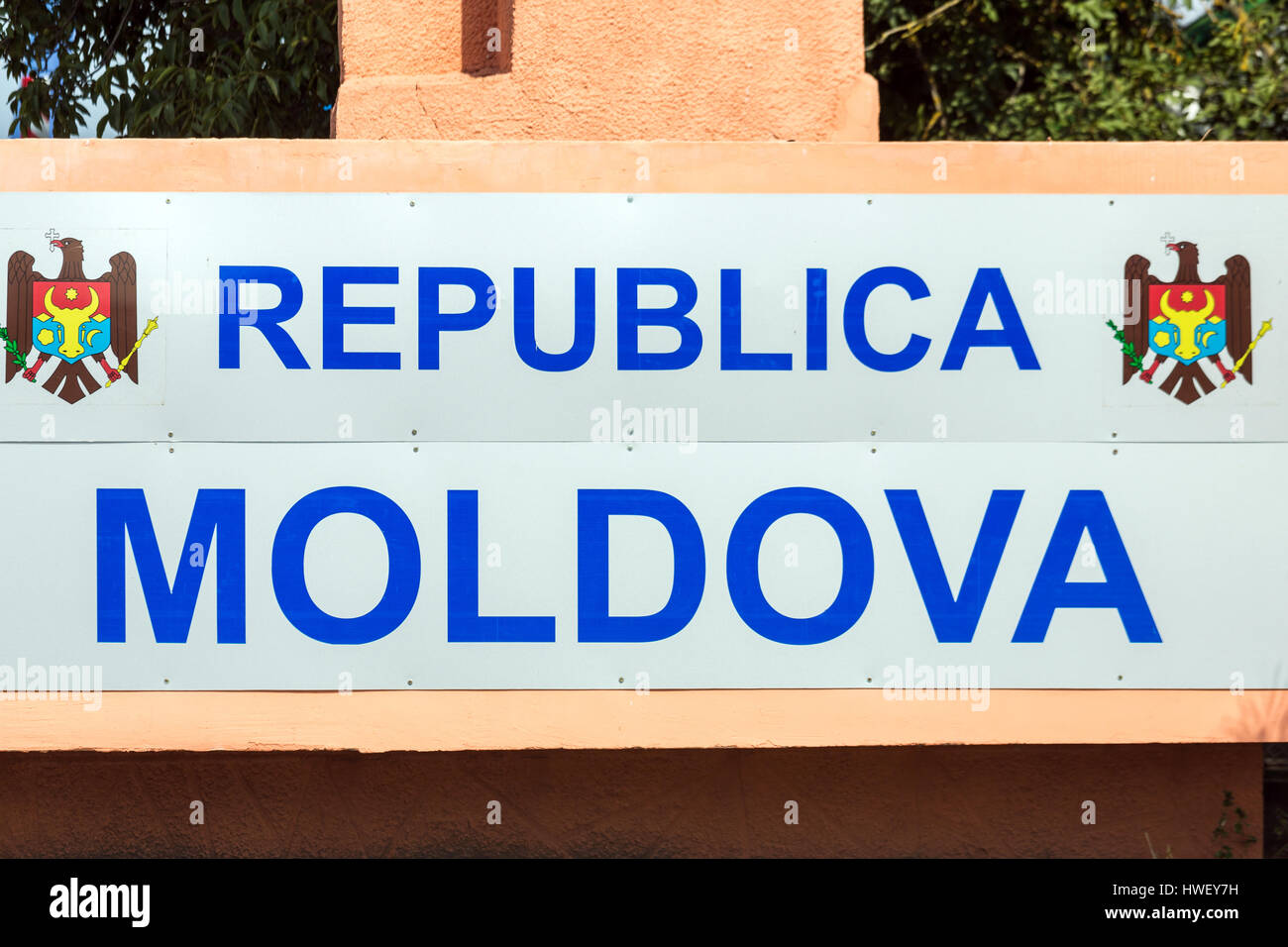 Tudora, der Republik Moldau, der Staat das Wappen der Republik Moldau ...