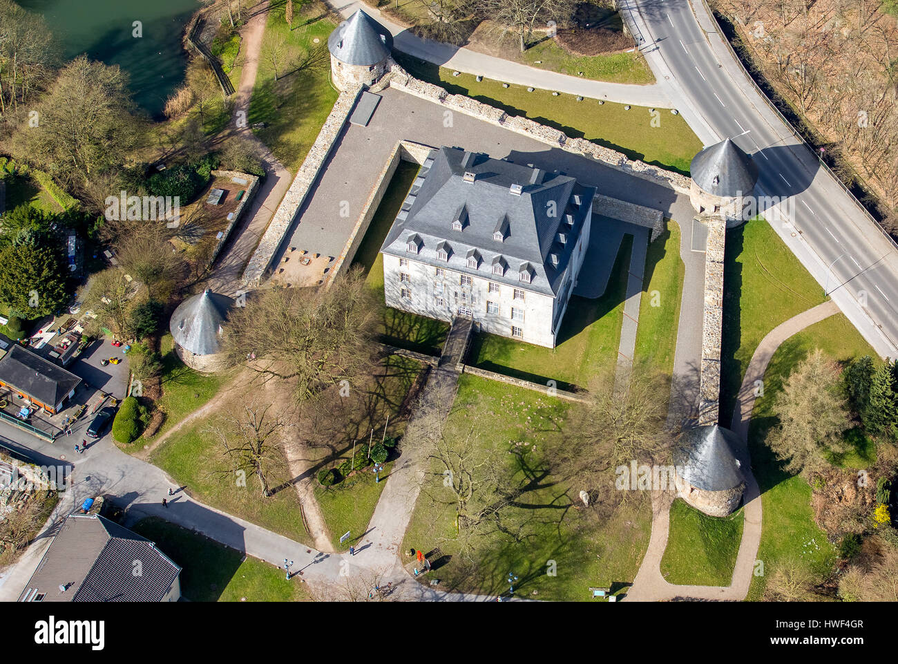 Burg Hardenberg, Bezirk Velbert-Neviges, Velbert, Ruhr Area, North ...