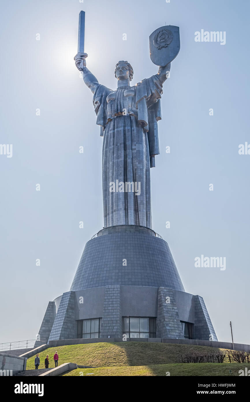 Motherland Statue Rodina Mat Kiev Stockfotos und -bilder Kaufen - Alamy