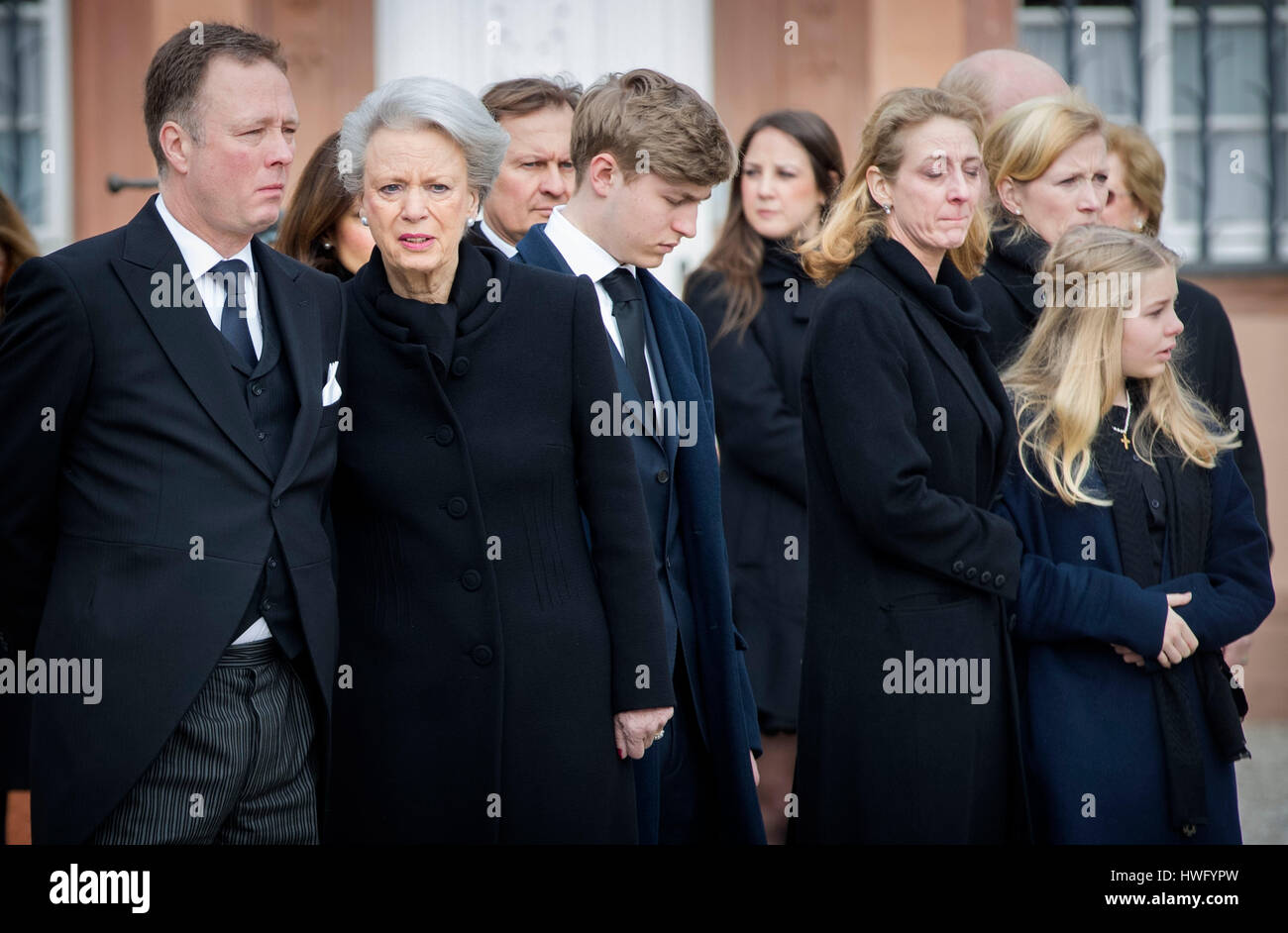 Bad Berleburg, Deutschland. 21. März 2017. Prinzessin Benedikte von ...