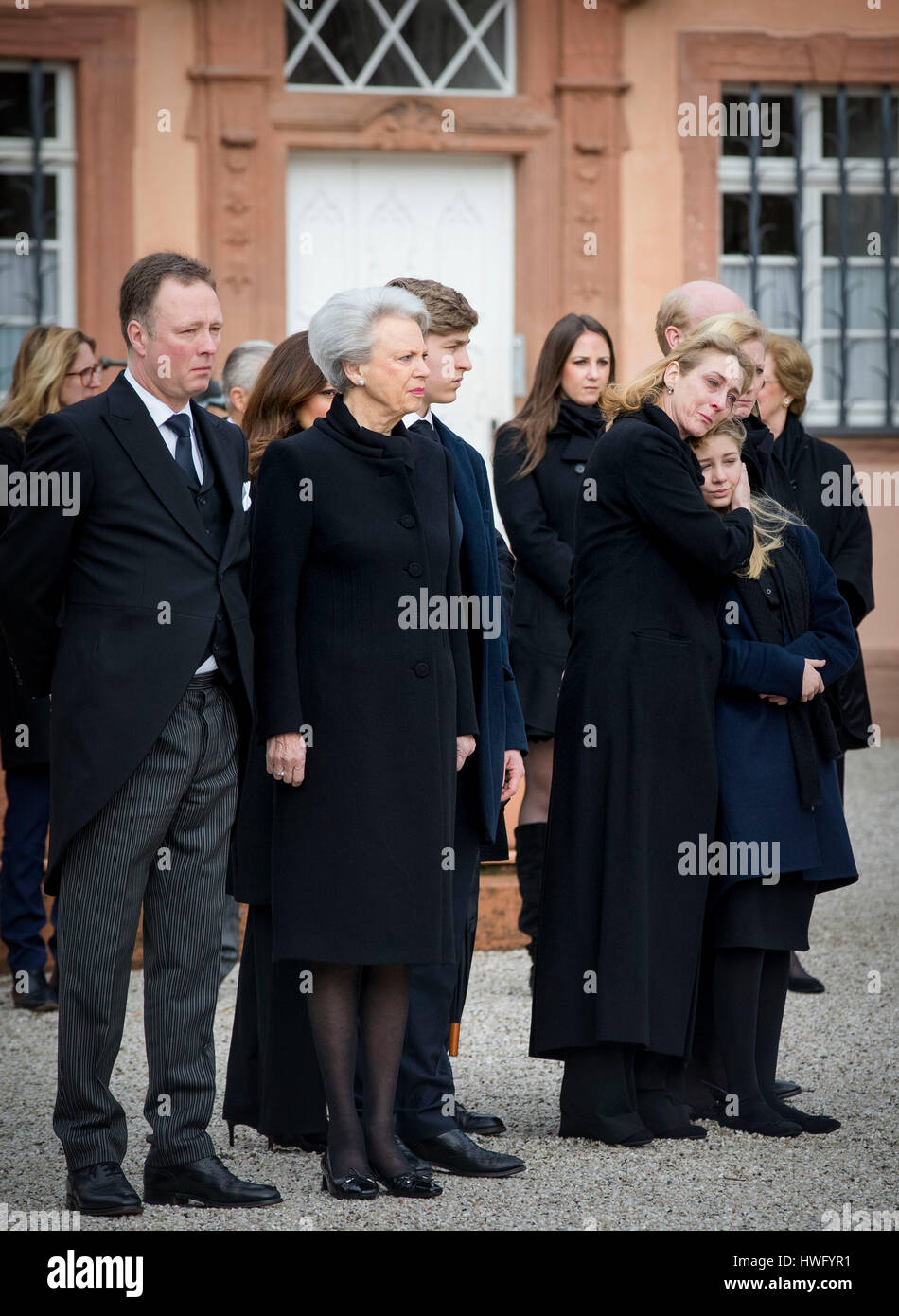 Bad Berleburg, Deutschland. 21. März 2017. Prinzessin Benedikte von ...