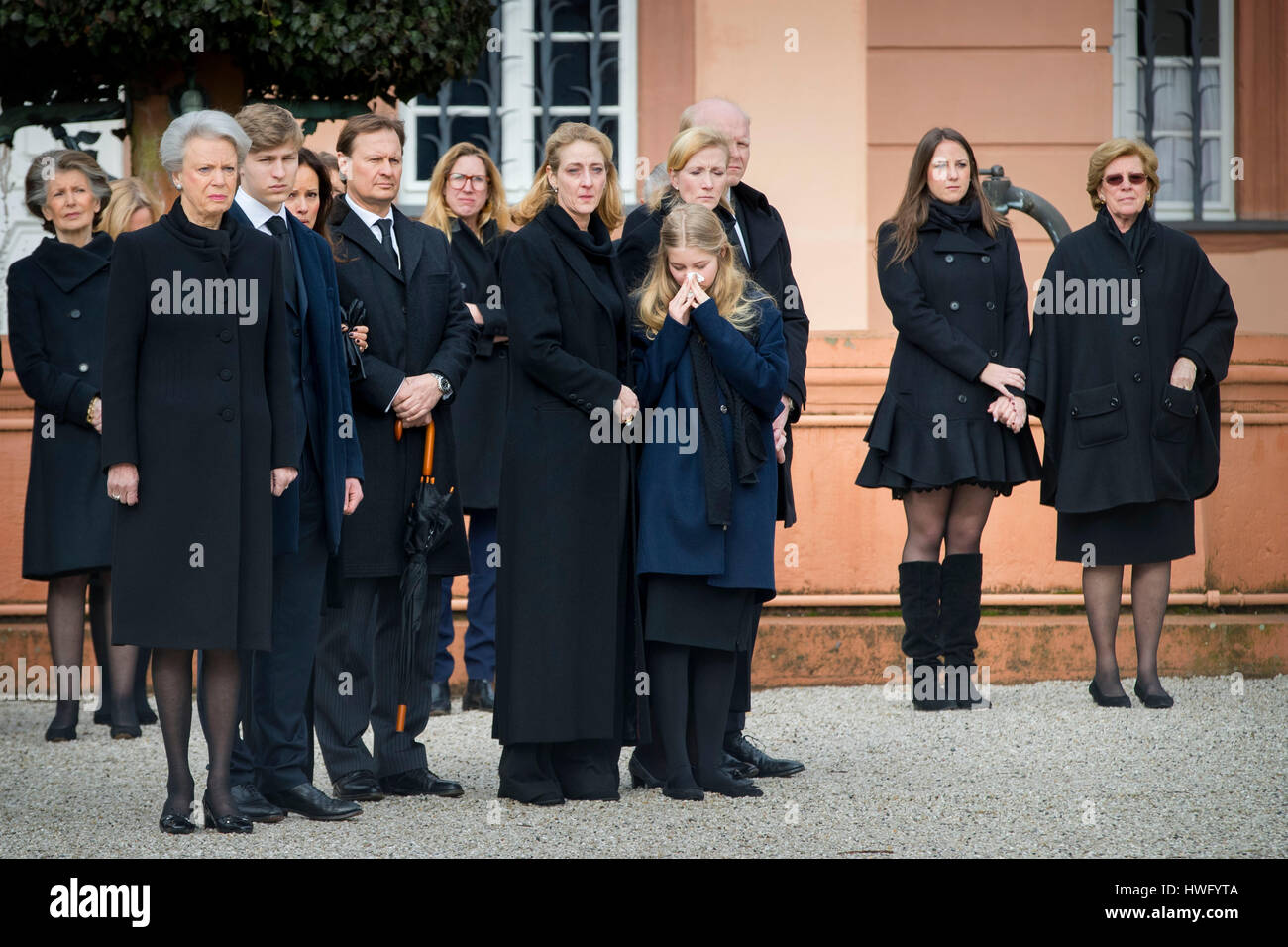 Prinzessin Benedikte von Dänemark, Prinz Gustav und Carina Axelsson ...