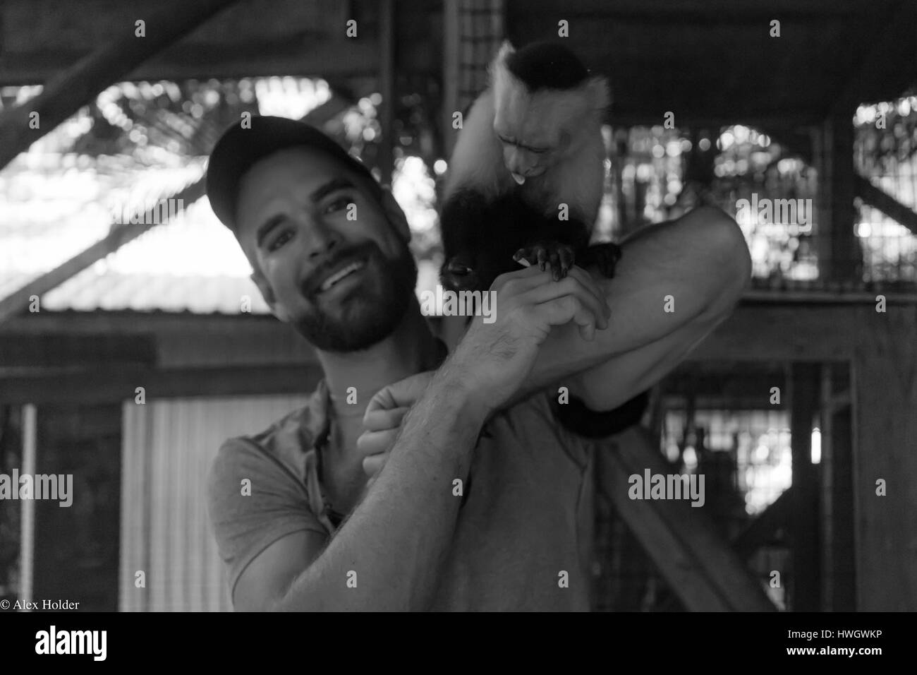 Bart affe Schwarzweiß-Stockfotos und -bilder - Alamy