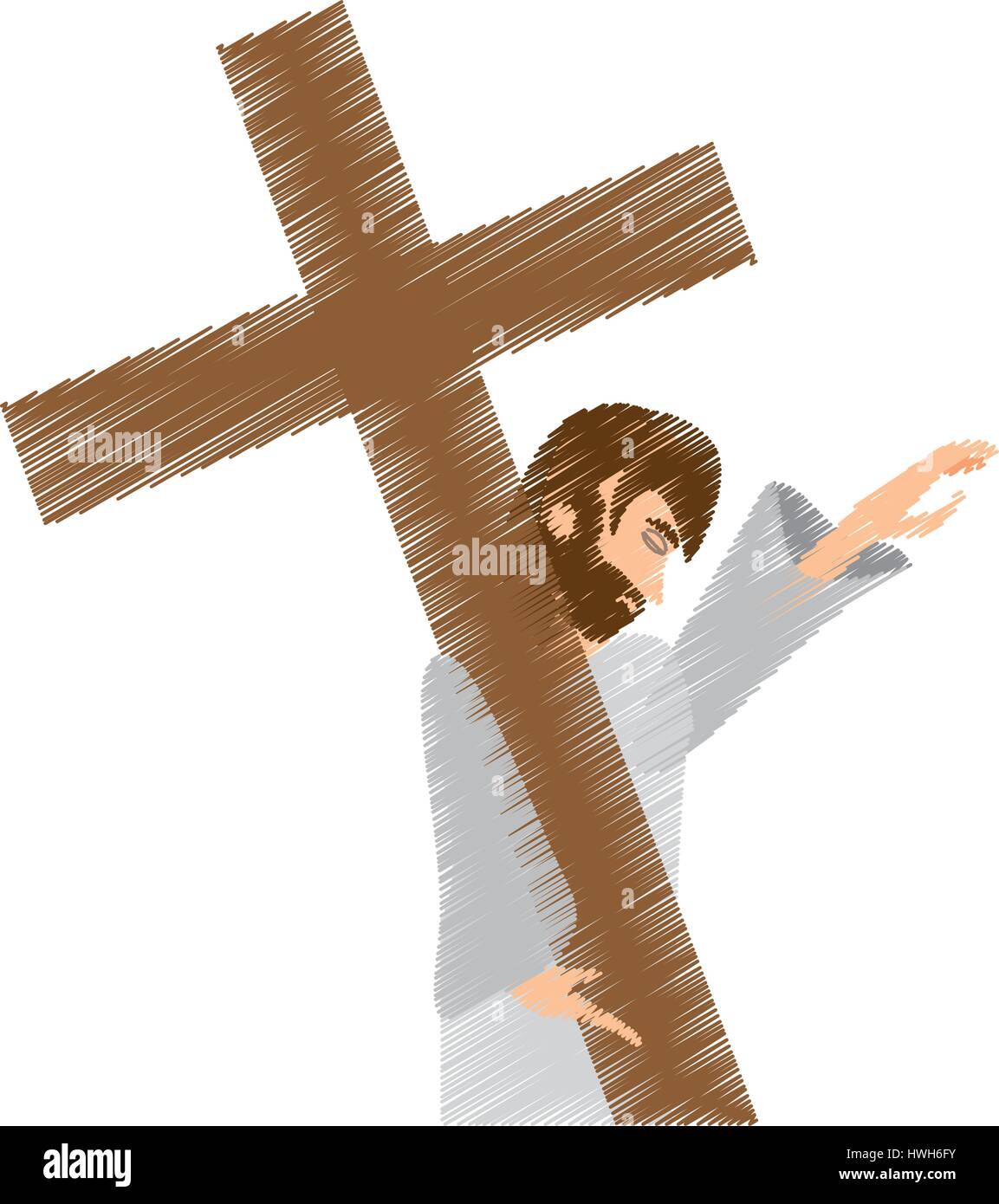 Jesus christ malerei Stock-Vektorgrafiken kaufen - Alamy
