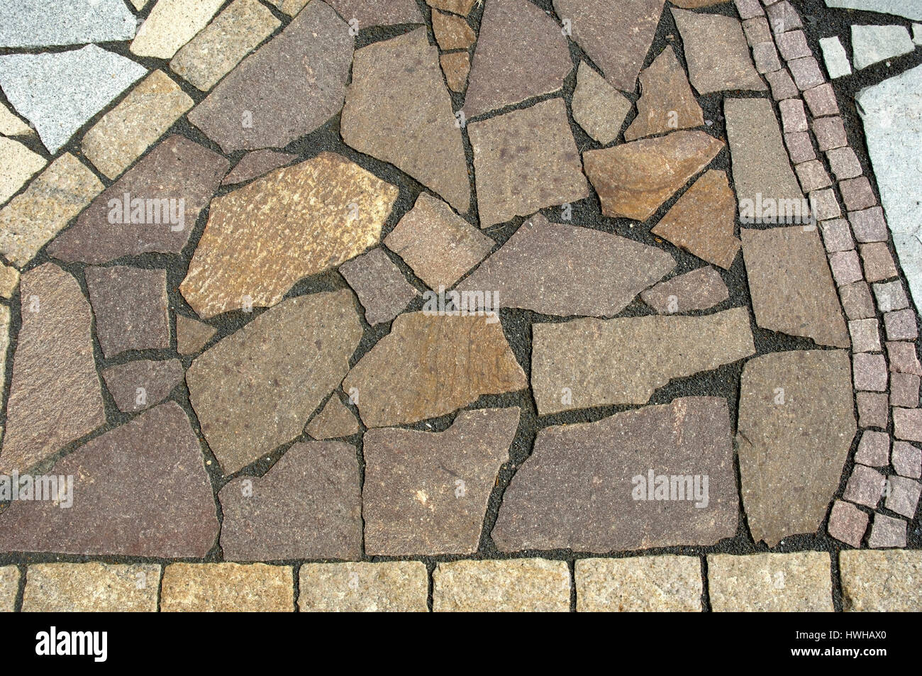 Poraphyr, Putzschicht aus natürlichen Stein Porphyr, Poraphyr ...