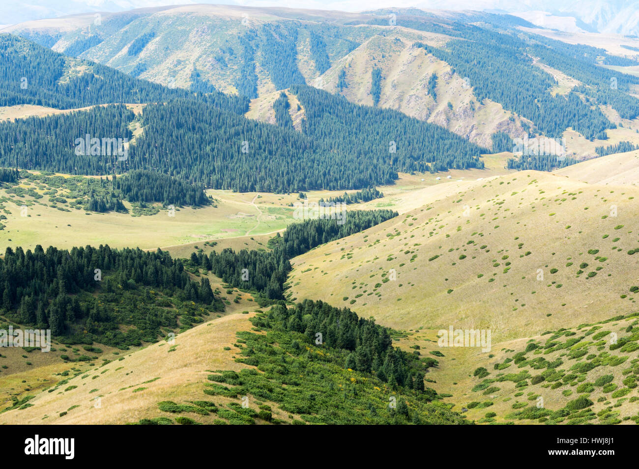 Ile-Alatau National Park, Tien-Shan-Gebirge, kpl Plateau, Almaty ...