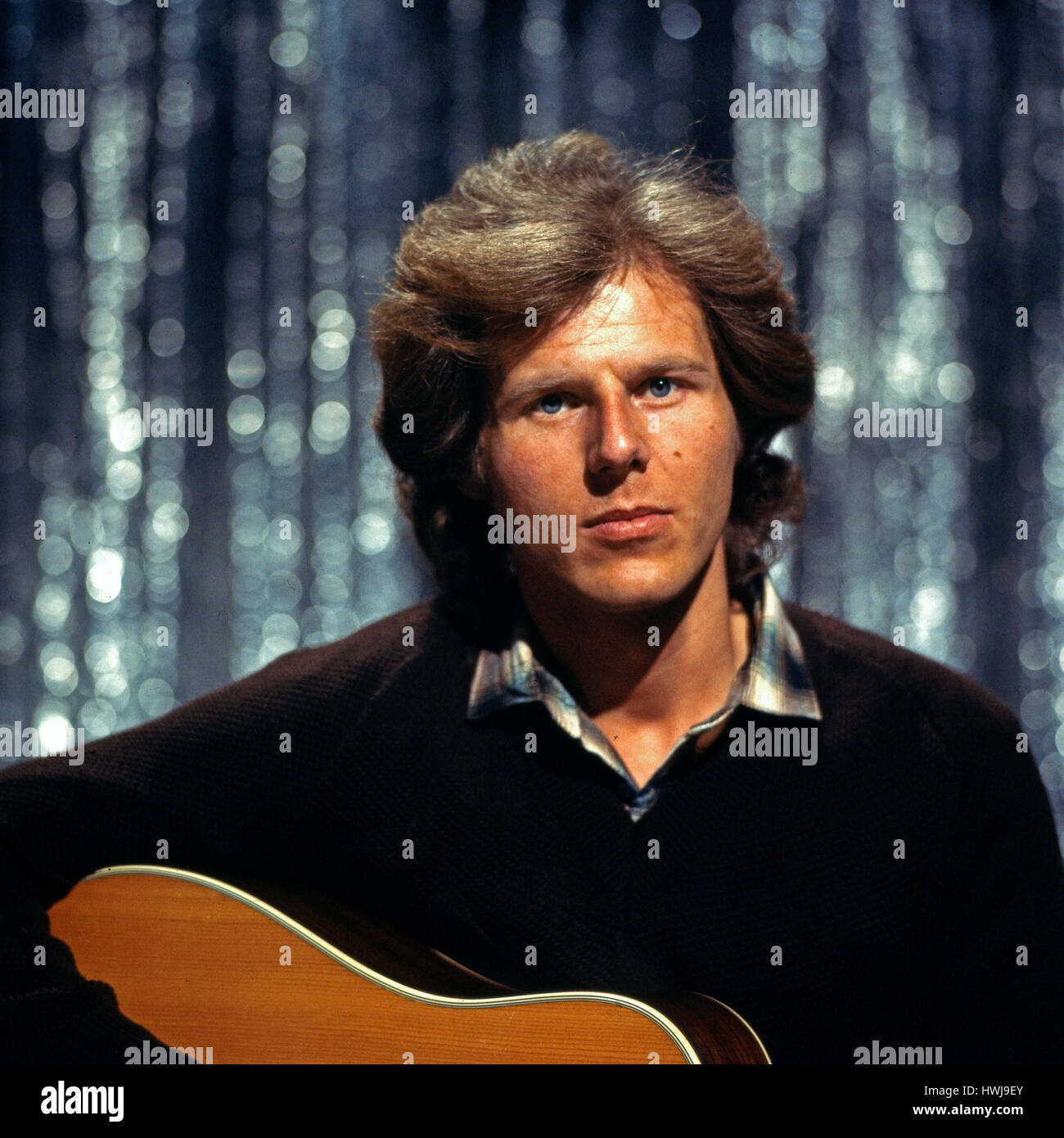 Österreichischer Liedermacher Georg Danzer, 1970er Jahre ...