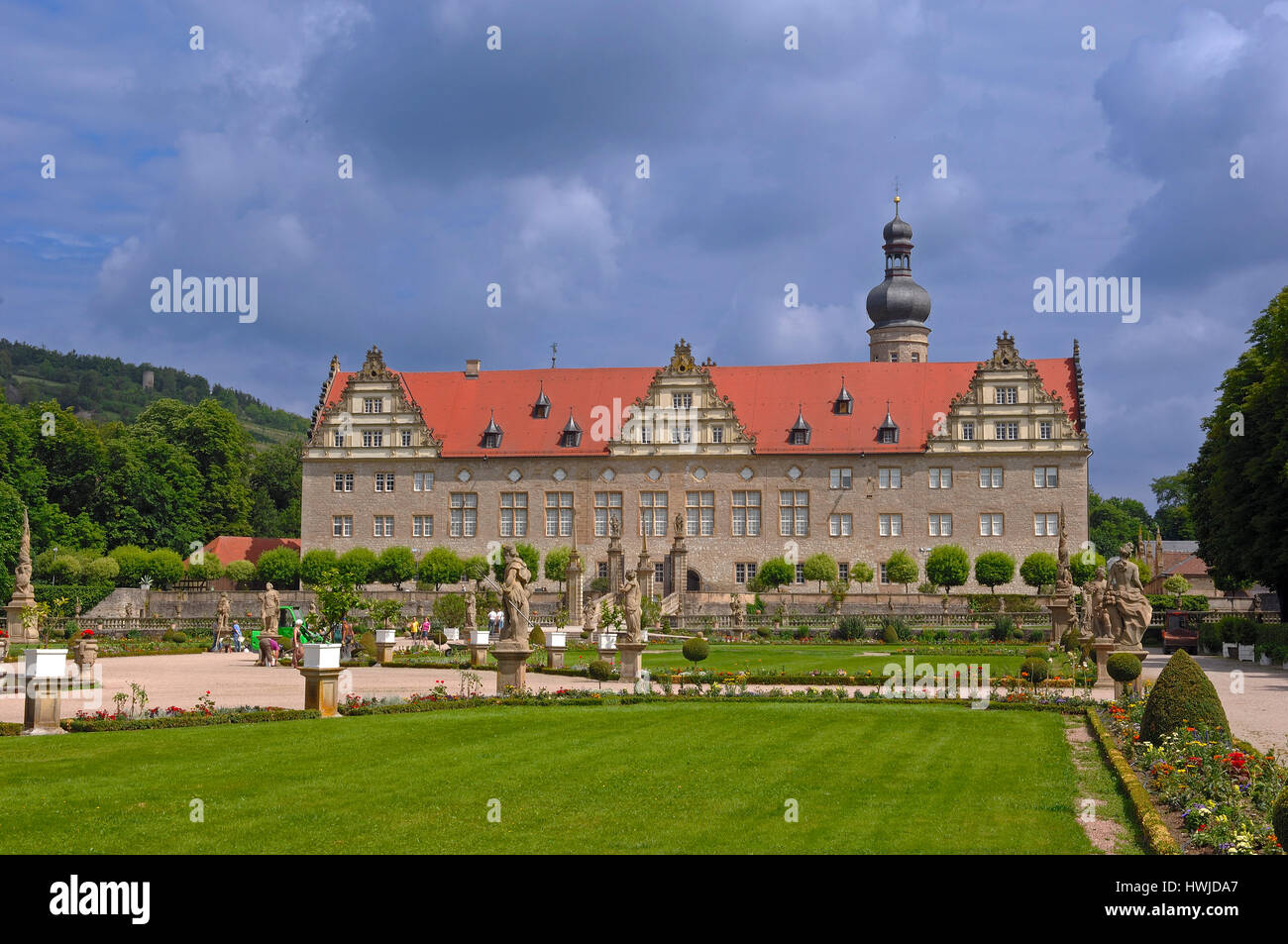 Weikersheim, Schloss Weikersheim, Schloss Weikersheim, Main-Tauber ...