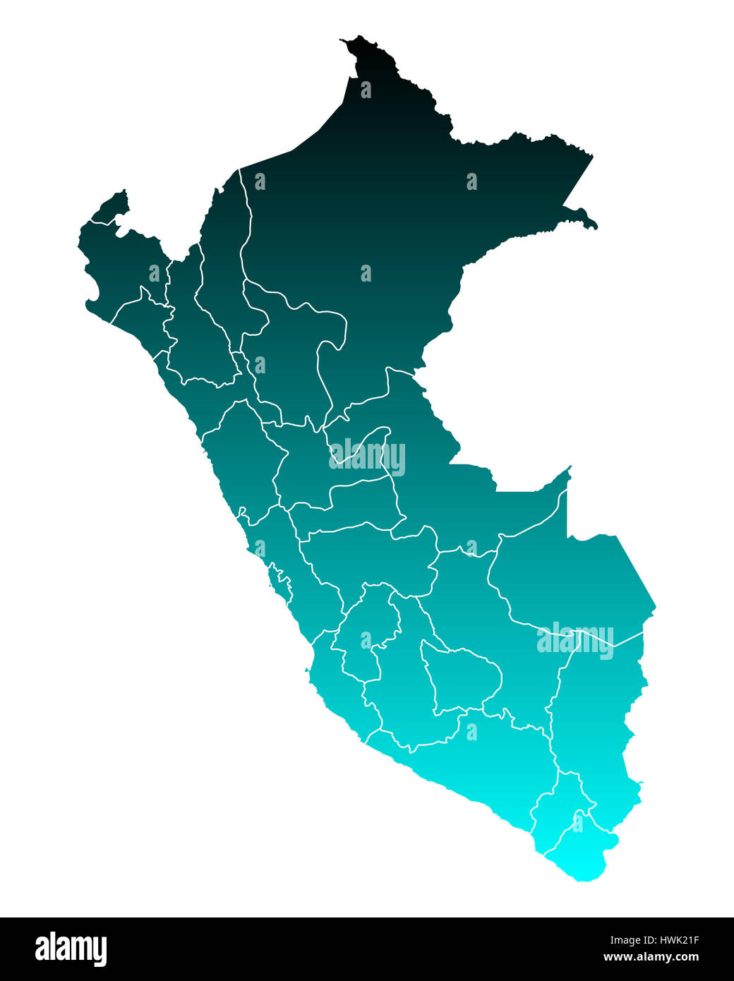 Mapa de las regiones del peru -Fotos und -Bildmaterial in hoher ...