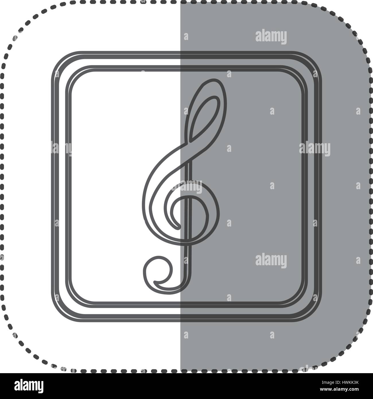 Abbildung Symbol Musik Zeichen Symbol Stock-Vektorgrafik - Alamy