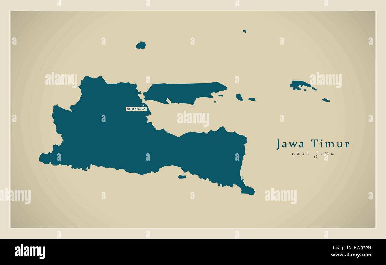 Map of java Stock-Vektorgrafiken kaufen - Alamy