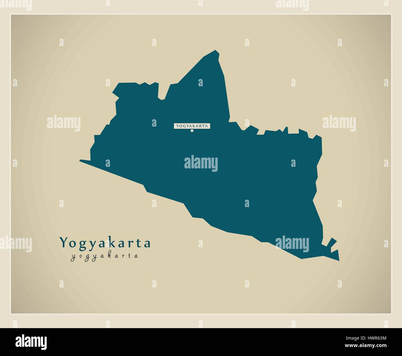 Yogyakarta map vector -Fotos und -Bildmaterial in hoher Auflösung – Alamy