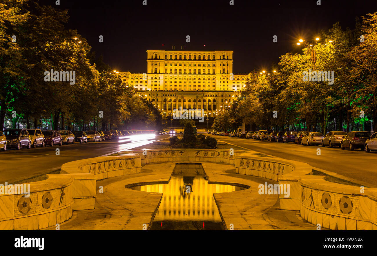 Romania bucharest city parliament building -Fotos und -Bildmaterial in ...