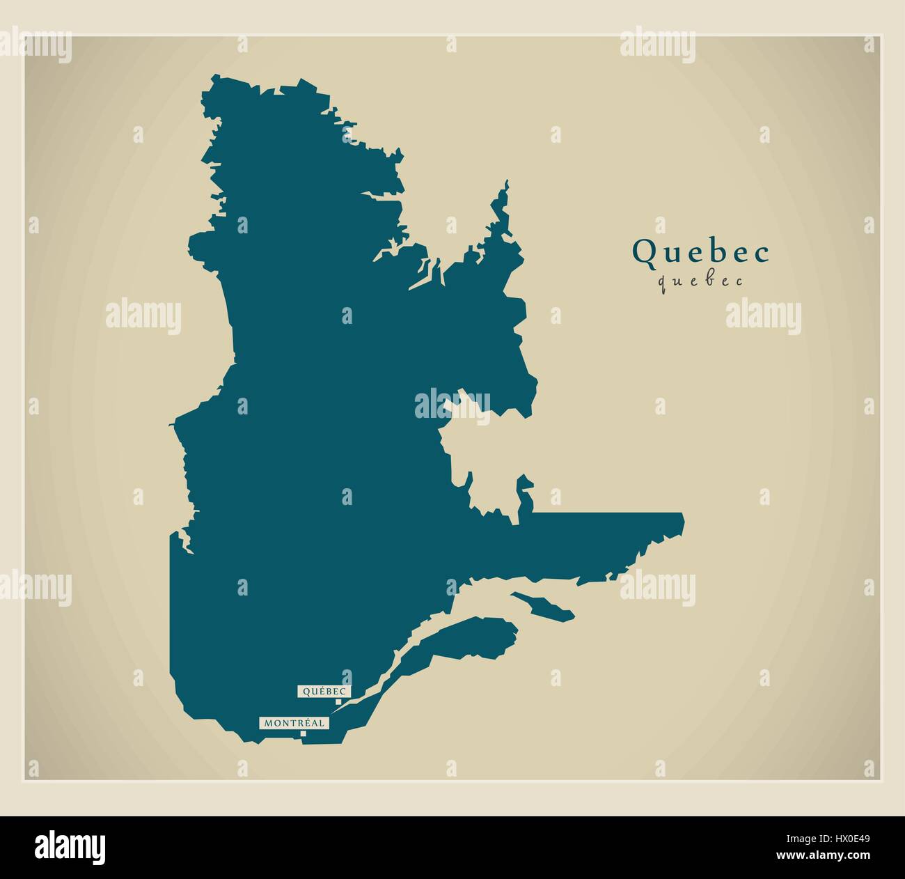 Map quebec -Fotos und -Bildmaterial in hoher Auflösung – Alamy
