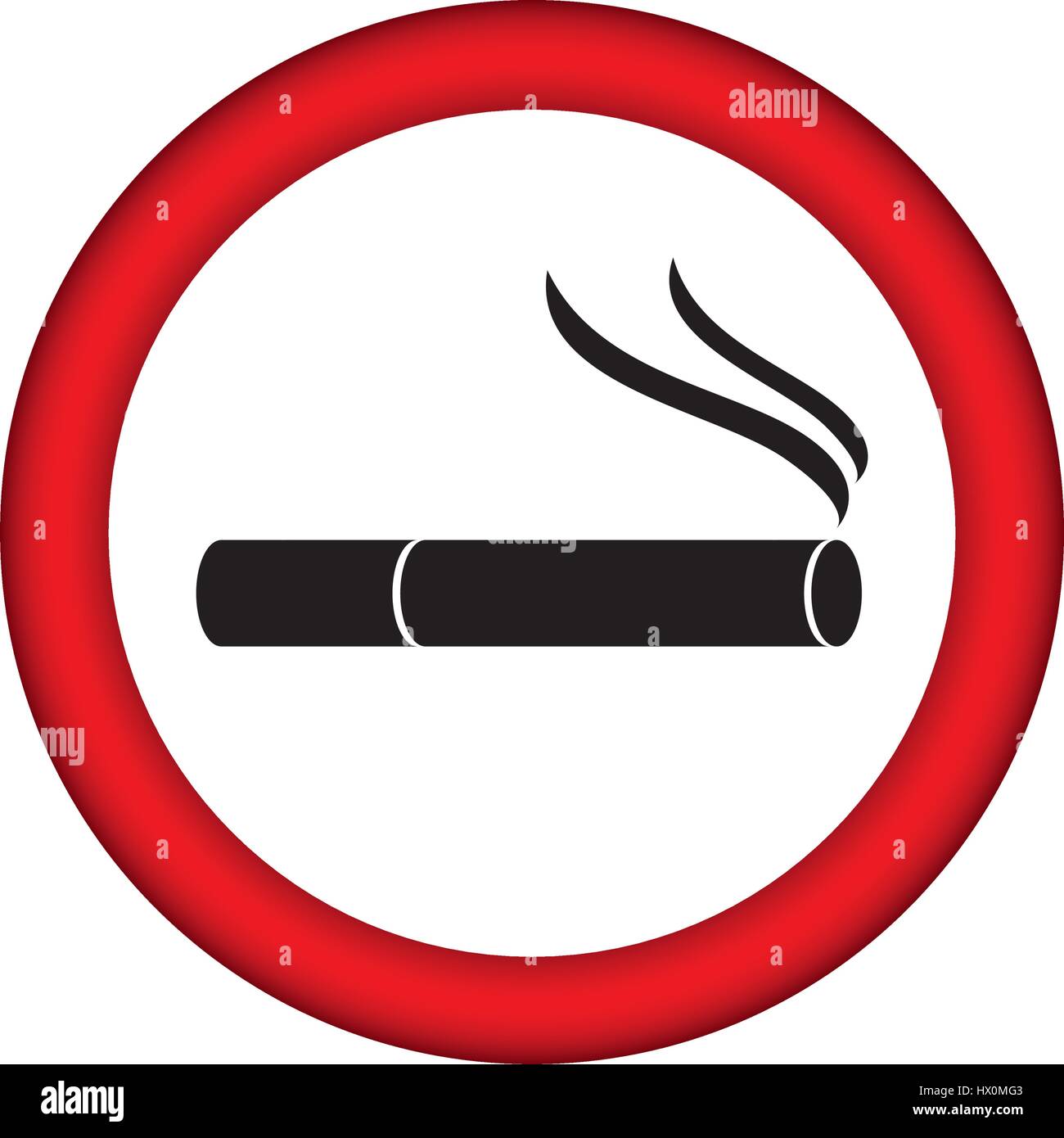 Symbol kann Rauchen-Symbol Stock-Vektorgrafik - Alamy