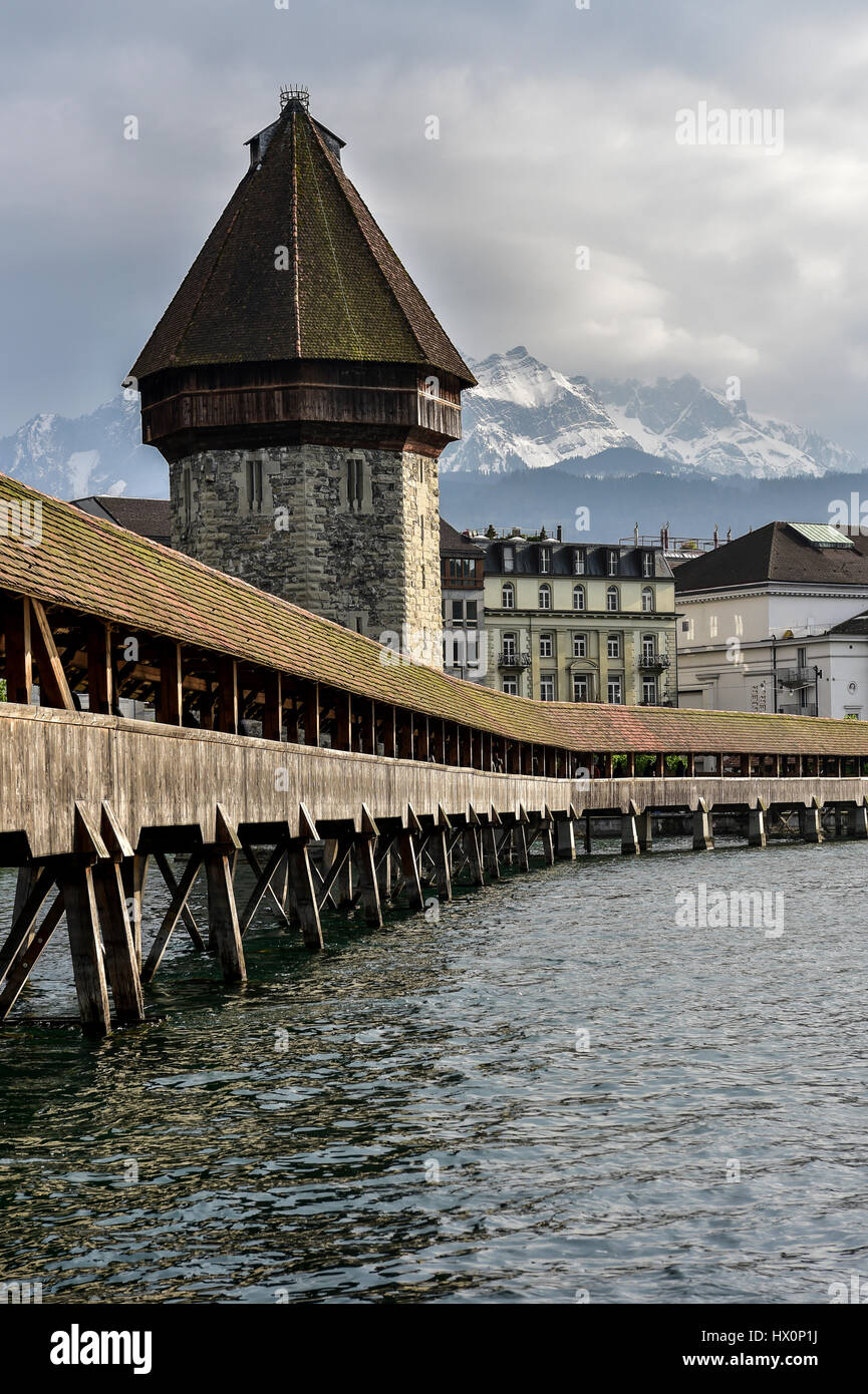 Kapellbrücke, Luzern, Schweiz Stockfotografie - Alamy